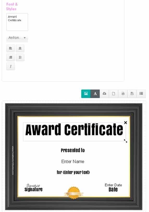 Free Online Certificate Maker | Instant Download | Many Designs
