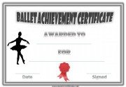 Free Dance Certificate Template - Customizable and Printable