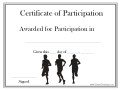 Running Certificate Templates Free & Customizable