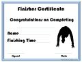 Running Certificate Templates Free & Customizable