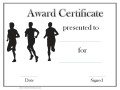 Track and Field Certificate Templates Free & Customizable