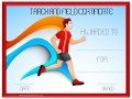 Track and Field Certificate Templates Free & Customizable