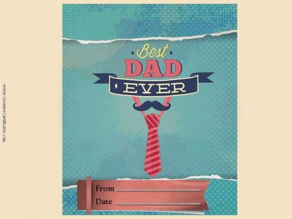 Father's day certificates | Free & Customizable | Instant Download
