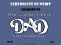 Father's day certificates | Free & Customizable | Instant Download