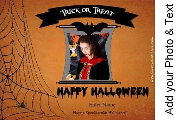 Free Printable Halloween Cards - Customize before you print
