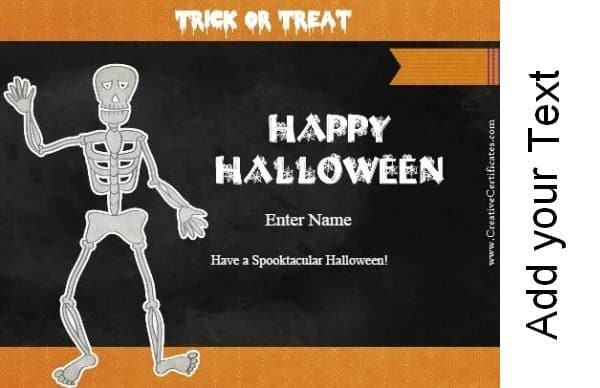 Free Printable Halloween Cards - Customize before you print