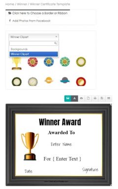 FREE Winner Certificate template | Customize Online & Print at Home